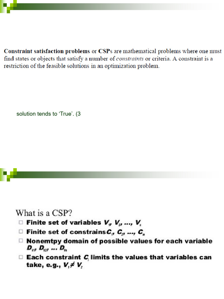 Constraint Satisfaction Problem | PDF
