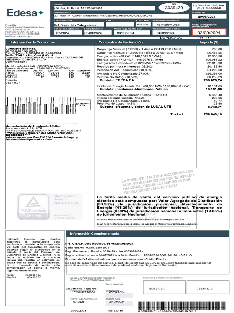Edesa-Factura-07-20245 | PDF