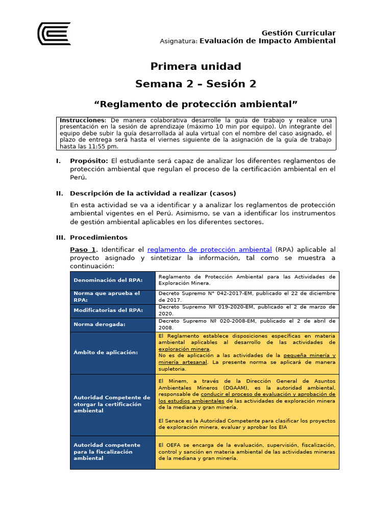 GP-02 Reglamento de Protección Ambiental | PDF