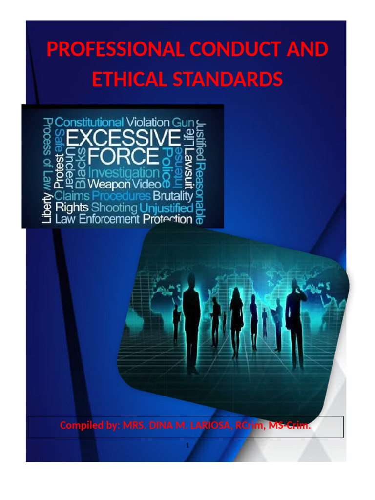 PROFESSIONAL-CONDUCT-AND-ETHICAL-STANDARDS | PDF