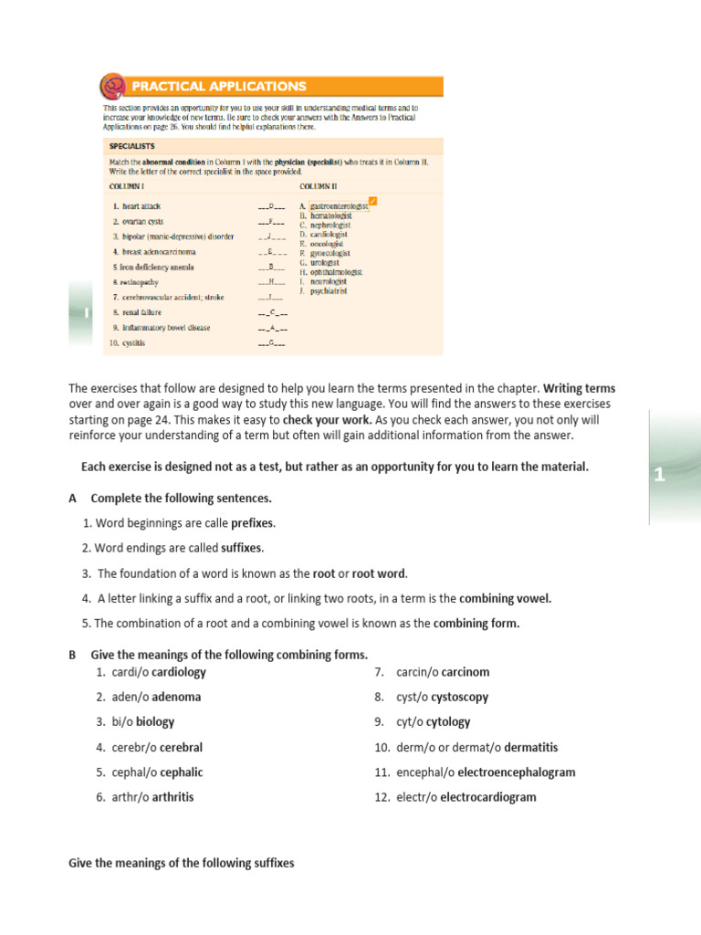 Chapter 1 Exercises | PDF