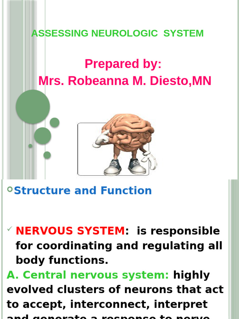 Assessment of the Nervous System | PDF