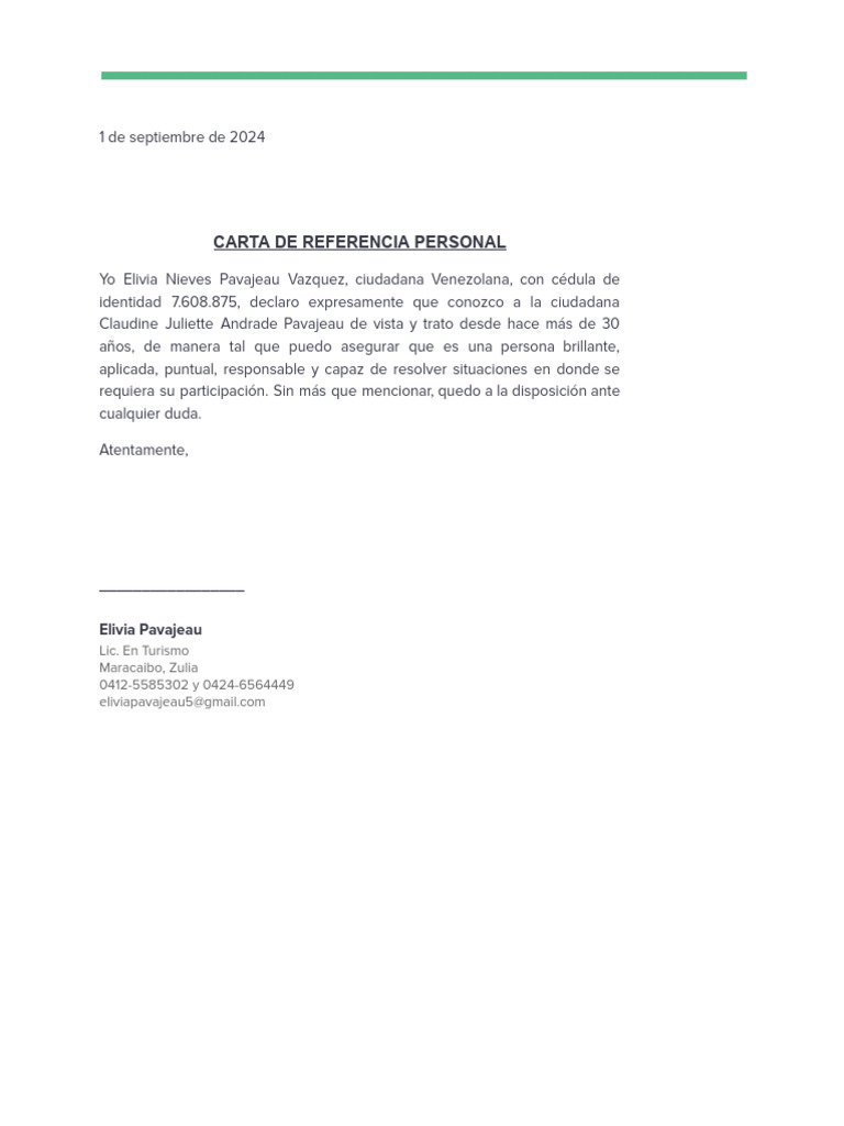 Carta ref mami | PDF