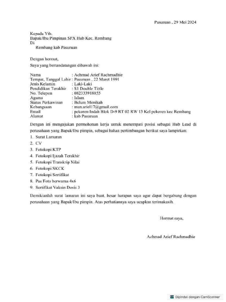 SPX Hub Rembang | PDF