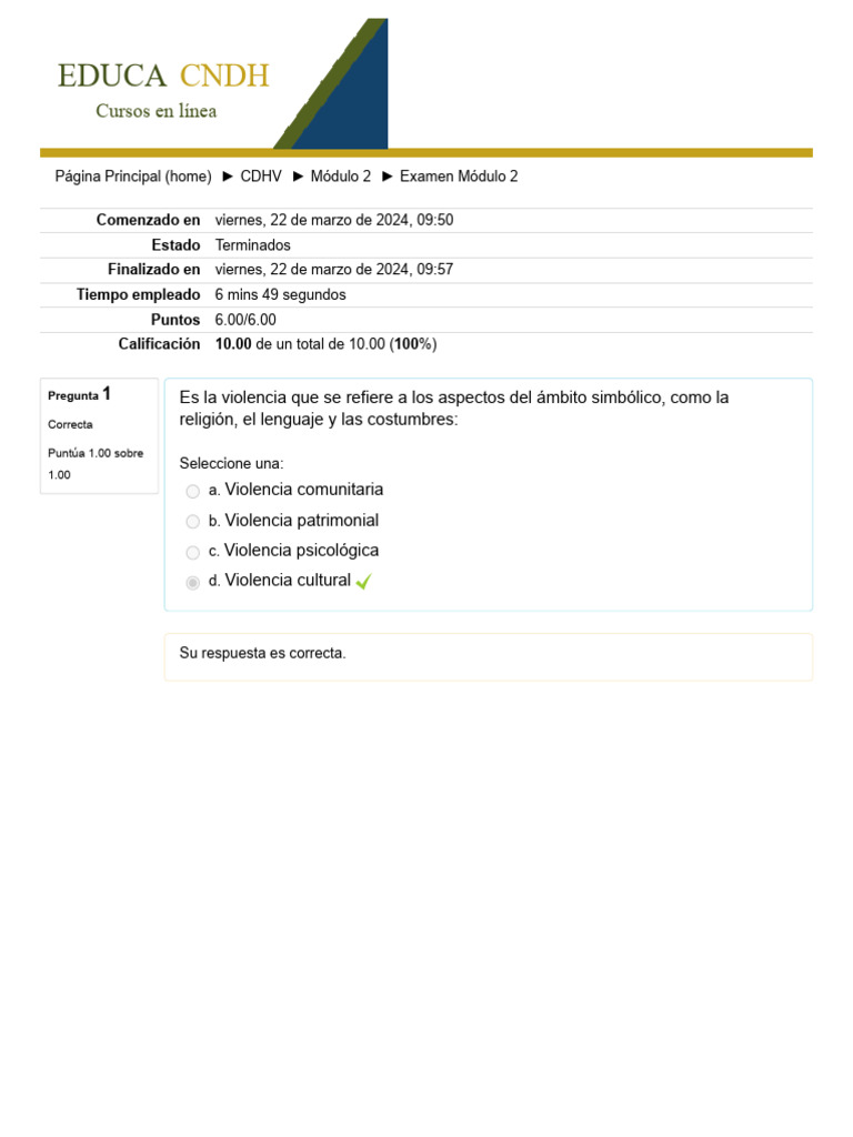 Examen Módulo 2 | PDF