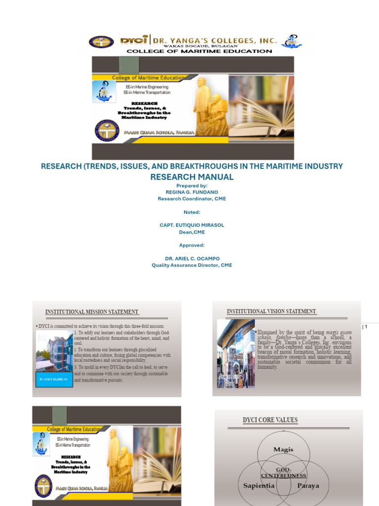 Research Dyci Manual | PDF