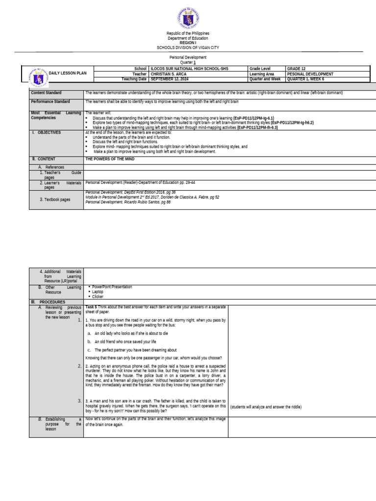 DLP PERDEV-W6-2 | PDF