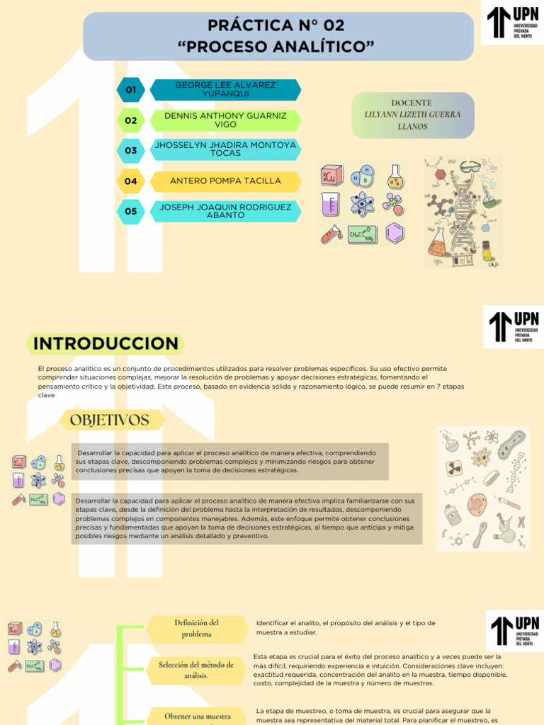 Práctica #02 "Proceso Analítico" Grupo 3 | PDF