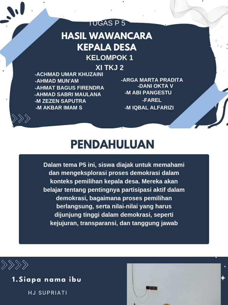 Tugas Wawancara Xi TKJ 2 | PDF | Política