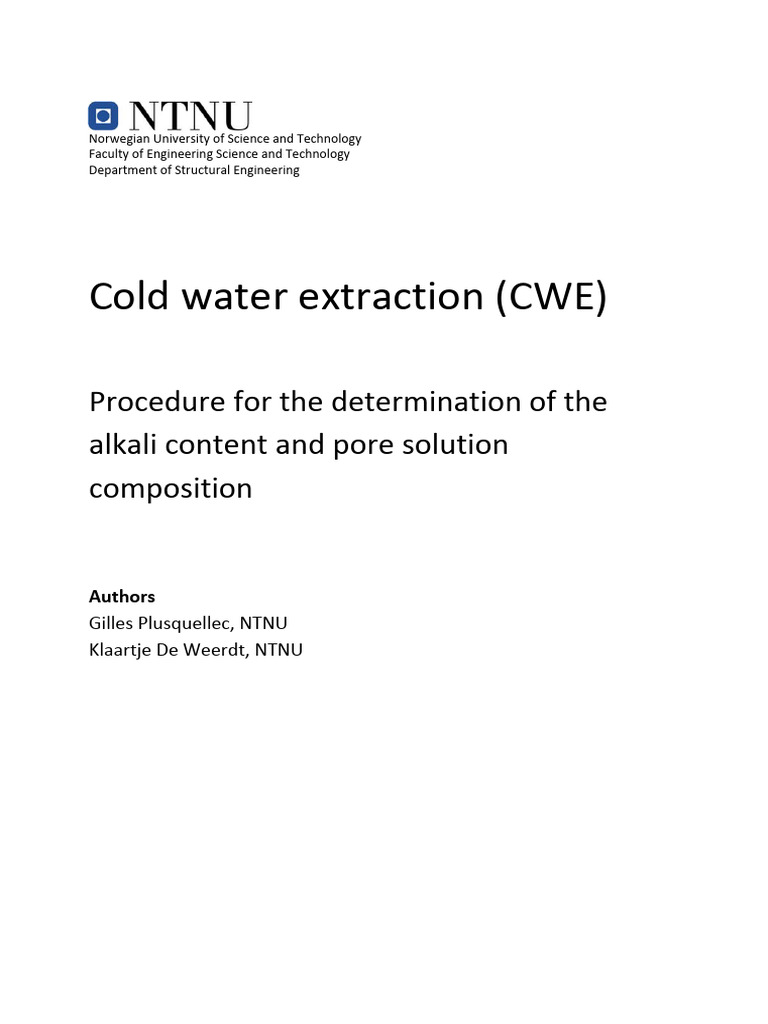 2017-10-09 - CWE Procedure - Revised KDW and JL | PDF
