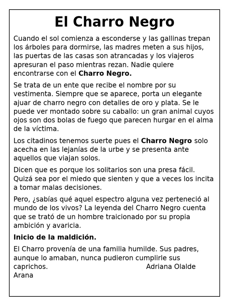 El Charro Negro | PDF