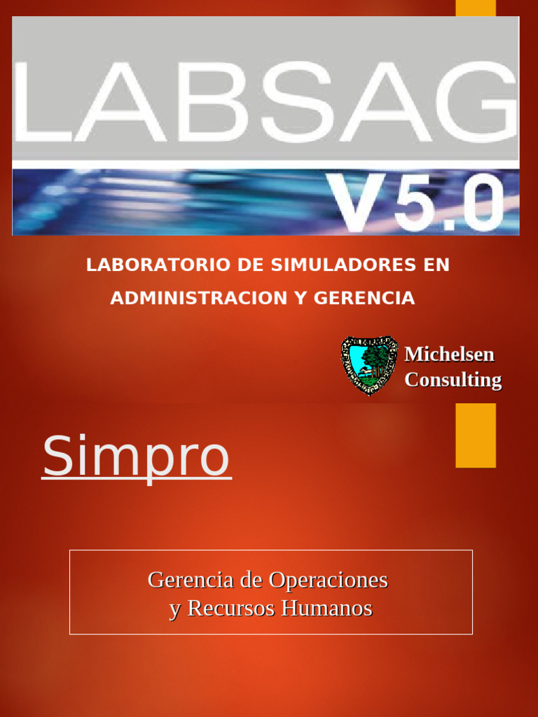 Simulador SIMPRO en Administración y Gerencia | PDF | Producción y fabricación | Tecnología