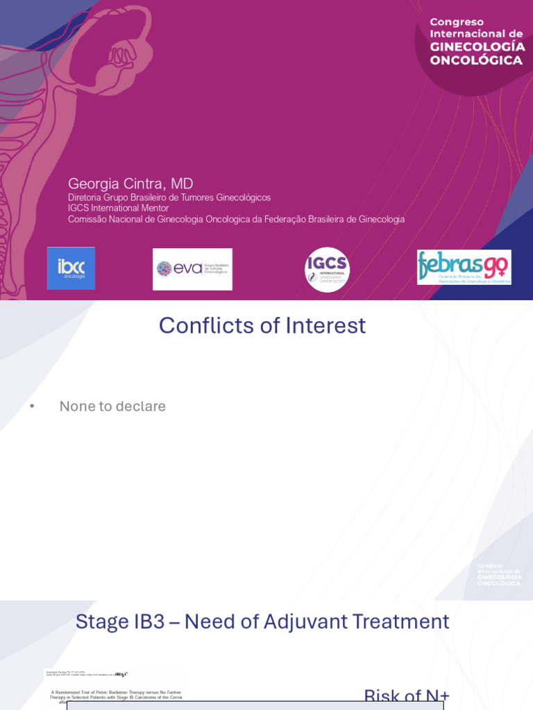 Neoadjuvant Chemotherapy in Stage IB3 Cervical Cancer | PDF | Cervical ...
