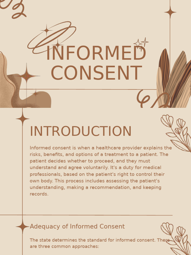 Informed Consent | PDF