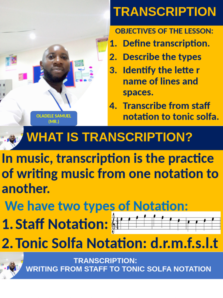 TRANSCRIPTION | PDF
