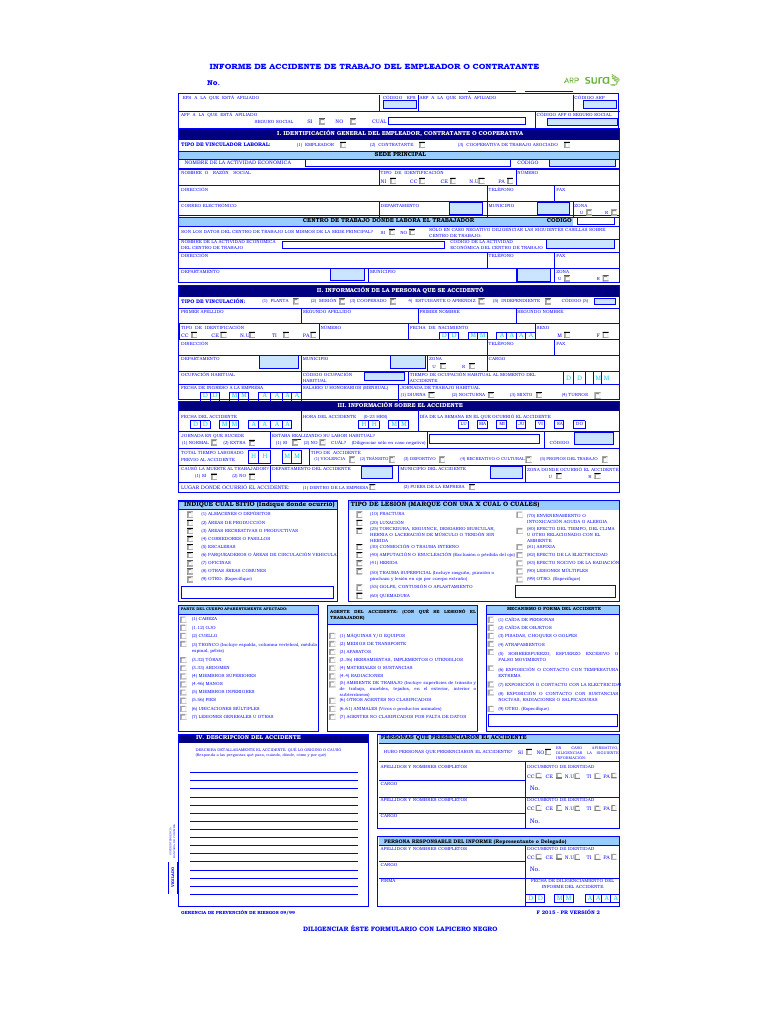 Formato Furat Arl Sura | PDF