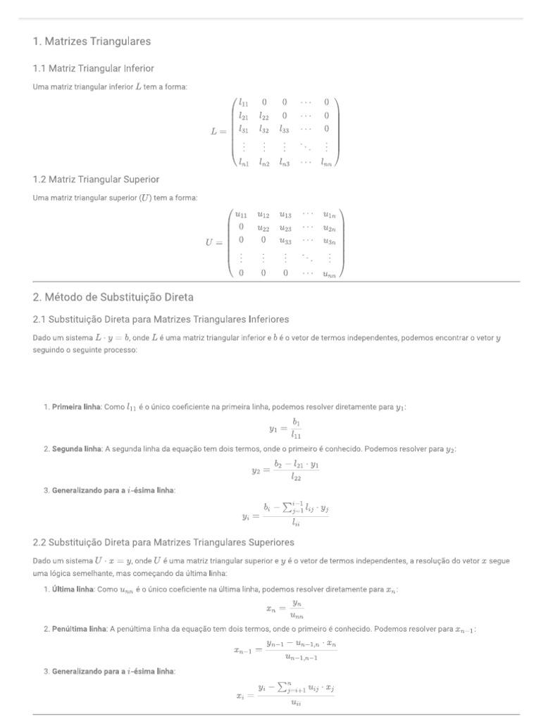 Matriz Triangular | PDF