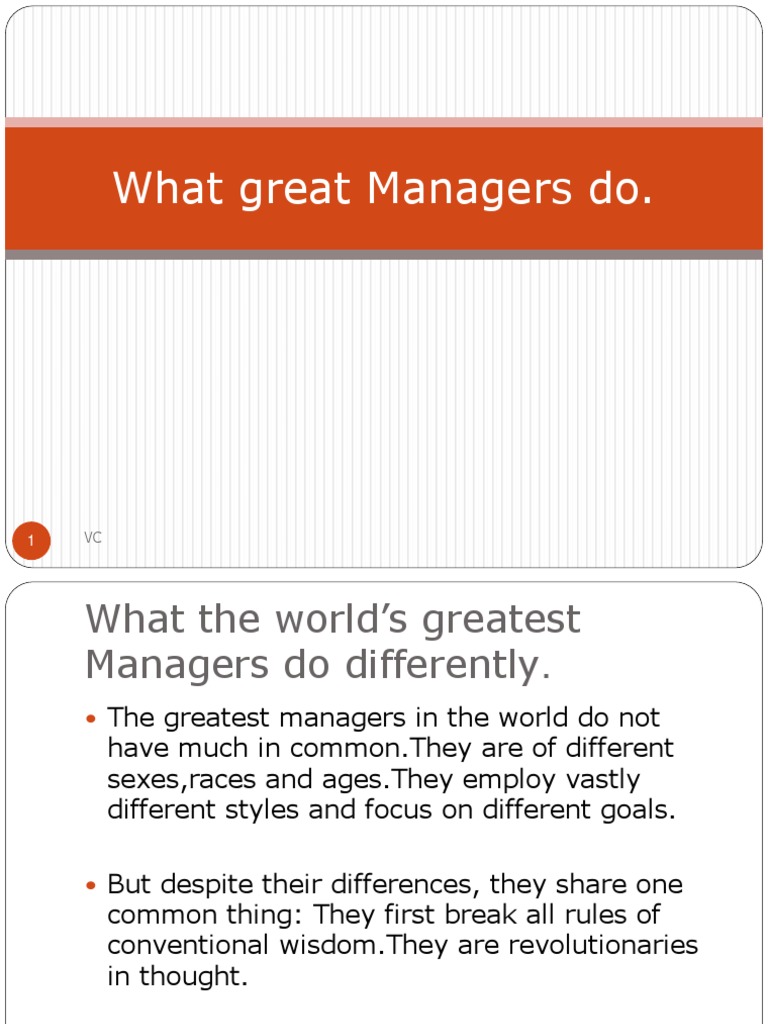 Keys to Effective Management | PDF | Career & Growth | Self-Improvement