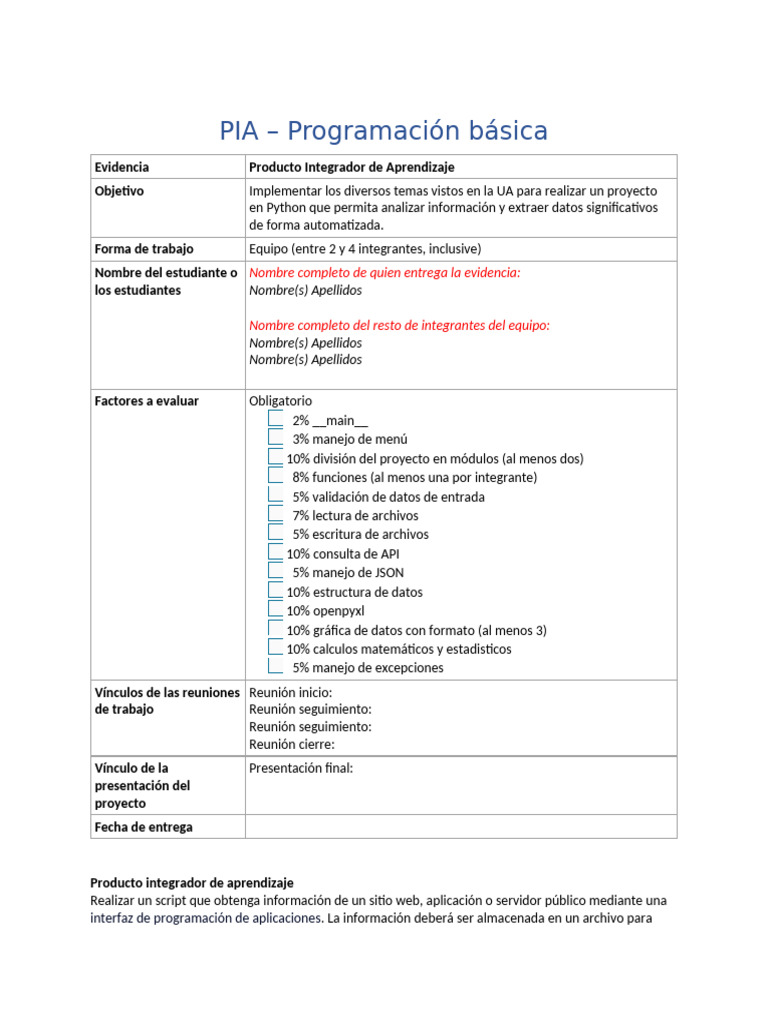 PIA - PB EJ2024 | PDF