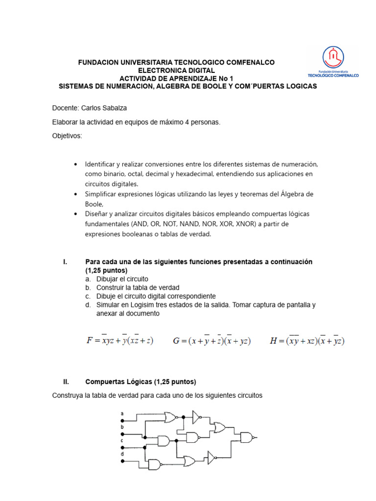 Actividad de Aprendizaje Grupal 1 | PDF
