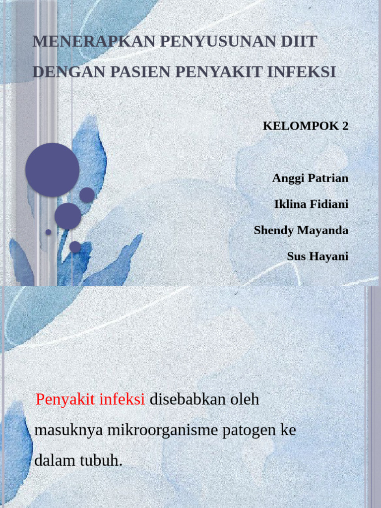 KDM Diit Infeksi | PDF