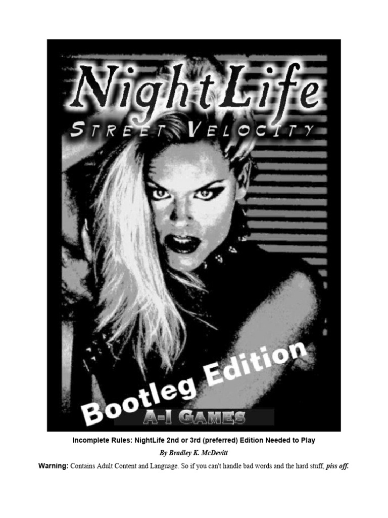 NightLife - Street Velocity (Bootleg Edition) Web Published Addon - 8L3Epy | PDF