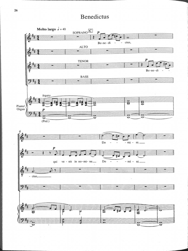 Karl Jenkins Benedictus | PDF