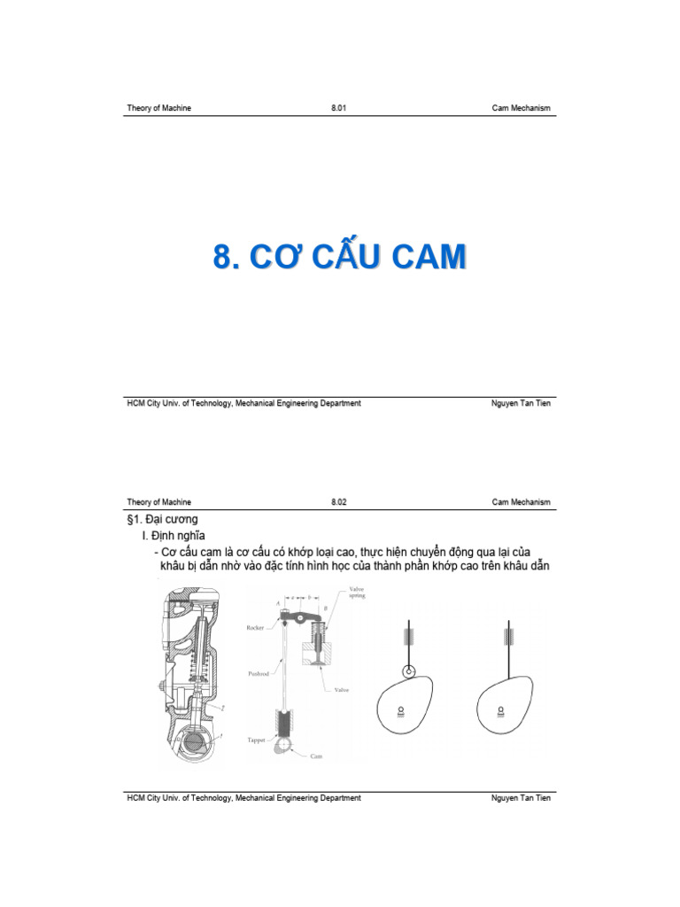 Ch.08 Co cau cam | PDF