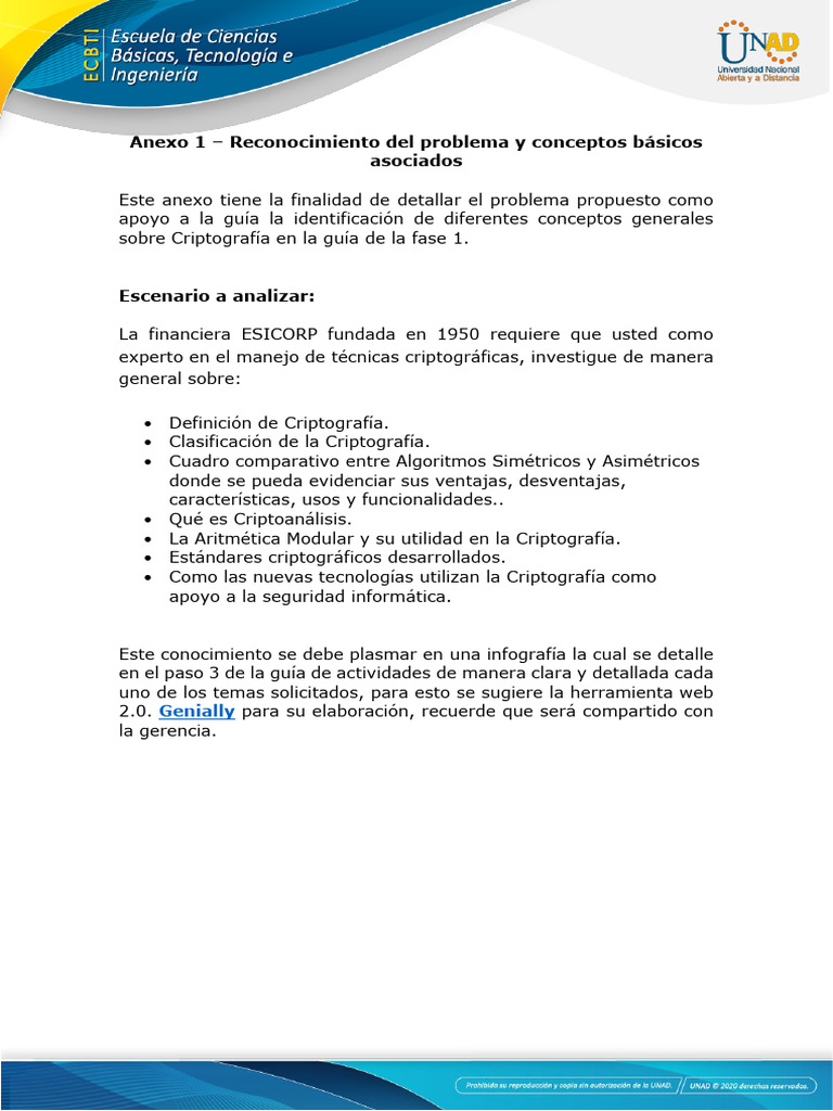 Anexo 1 - Reconocimiento Del Problema y Conceptos Básicos Asociados | PDF