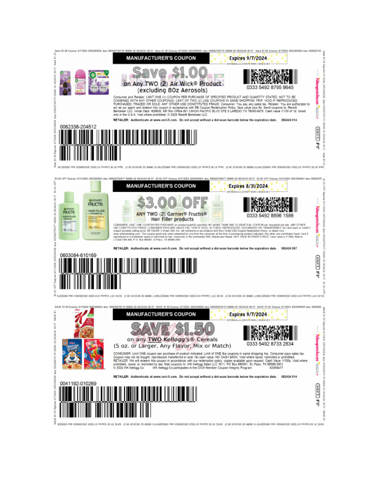 Coupons | PDF