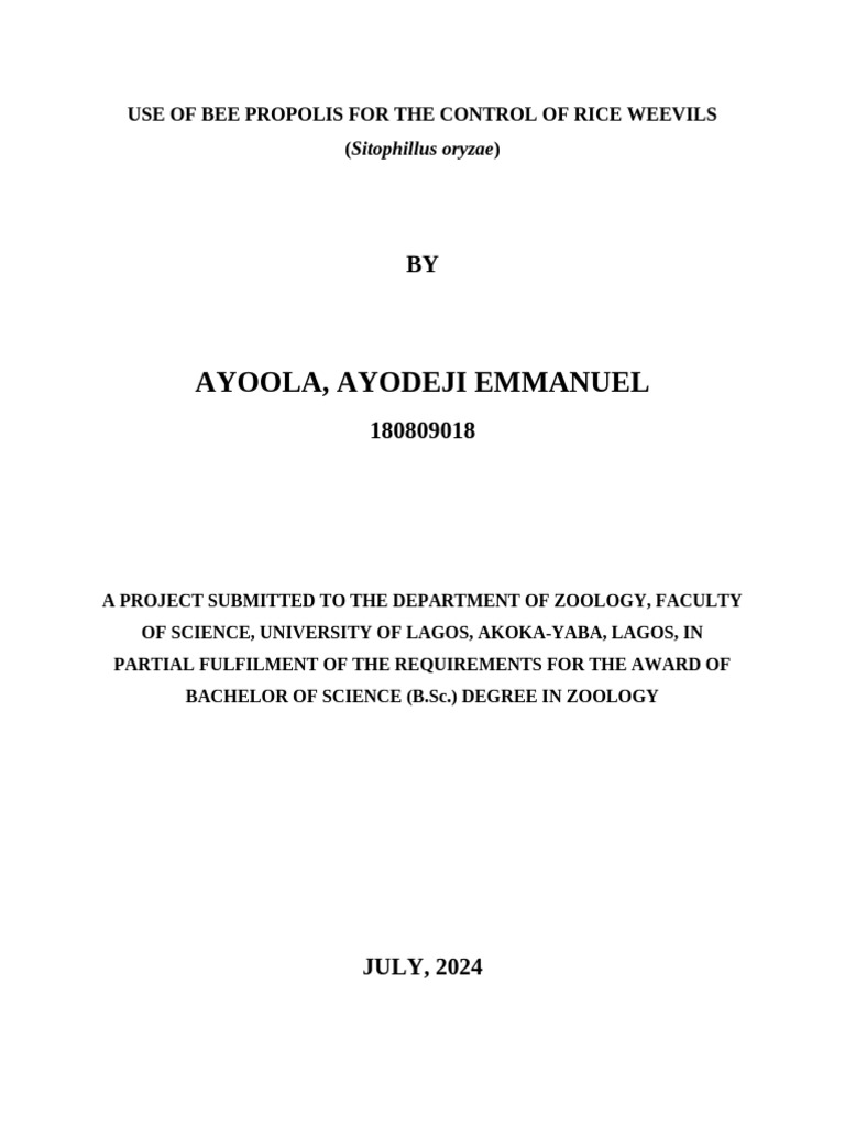 Ayoola Project | PDF