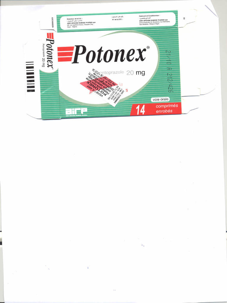 POTONEX 20 MG B14 CP Enr | PDF