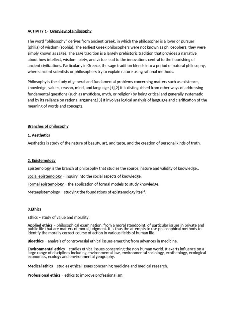 Philosophy | PDF
