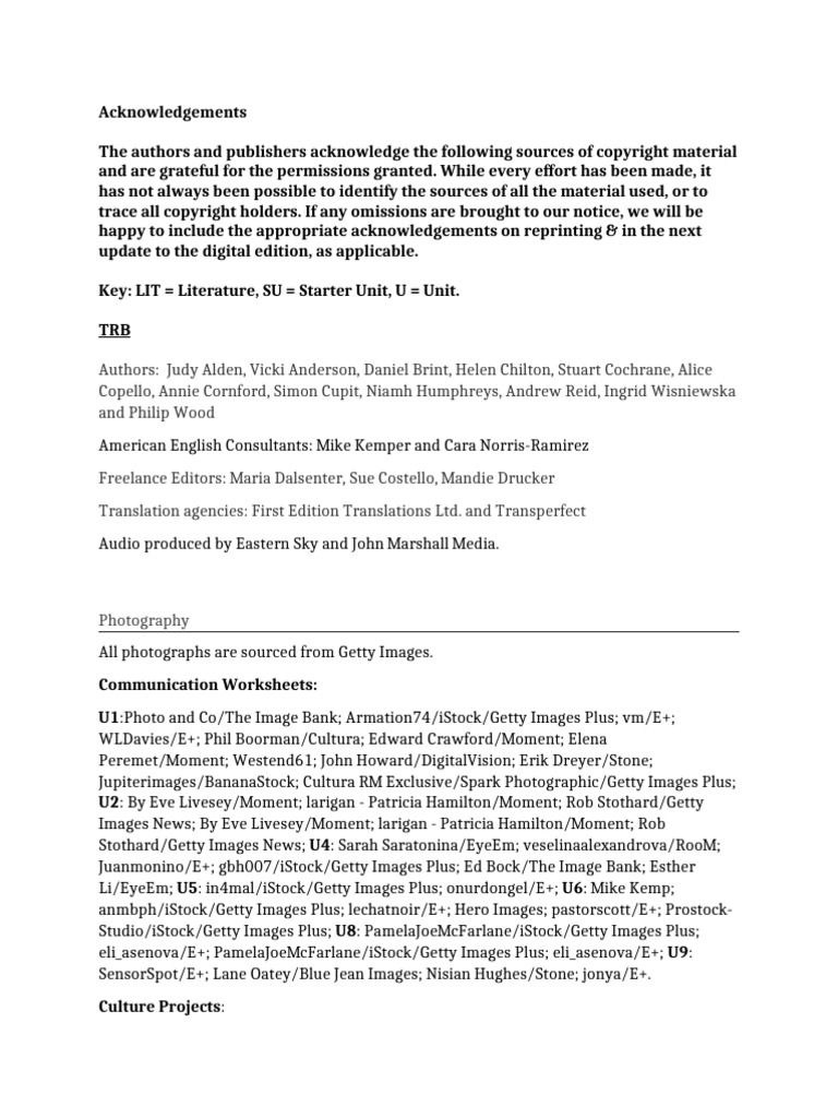 Acknowledgements | PDF