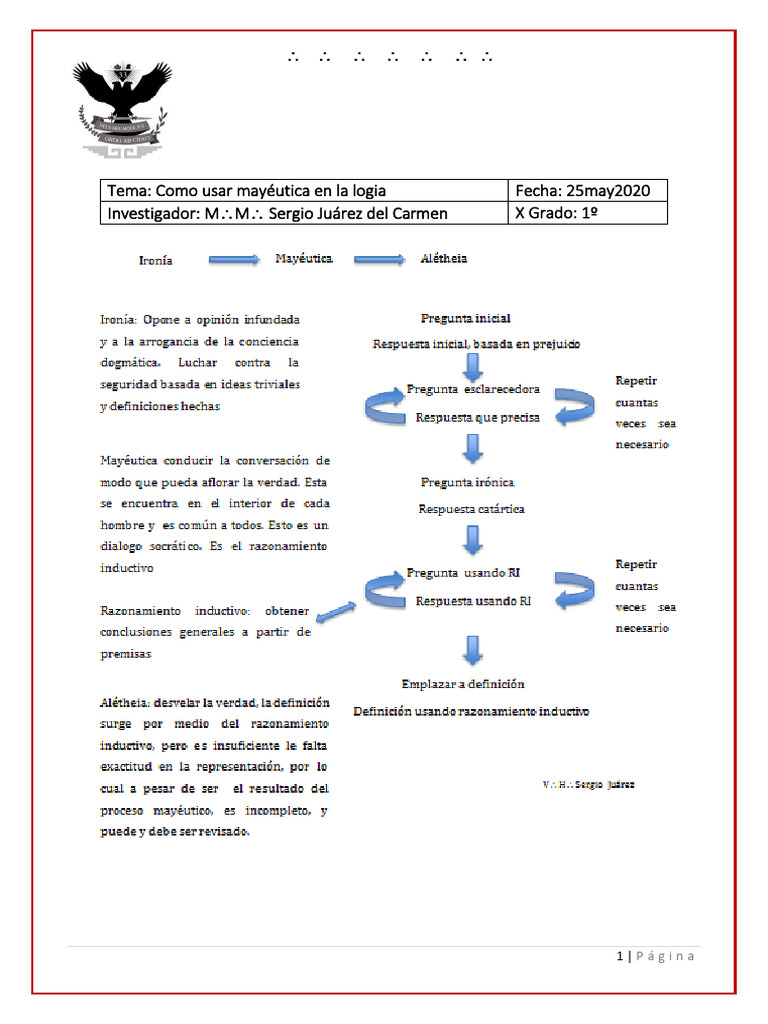 1.4. Como Usar Mayéutica en La Logia Simbólica | PDF