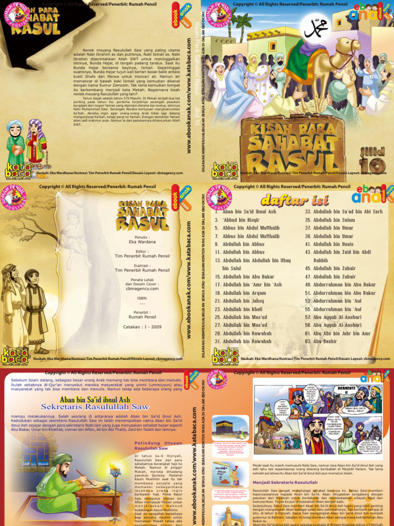 Kisah Sahabat Rasul - para Sahabat Utama | PDF
