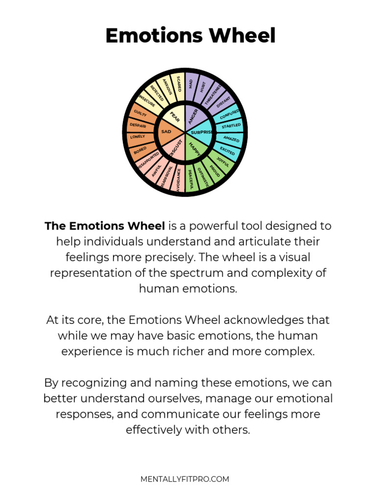Emotions Wheel | PDF
