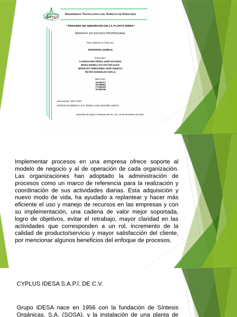 Presentación IDESA | PDF