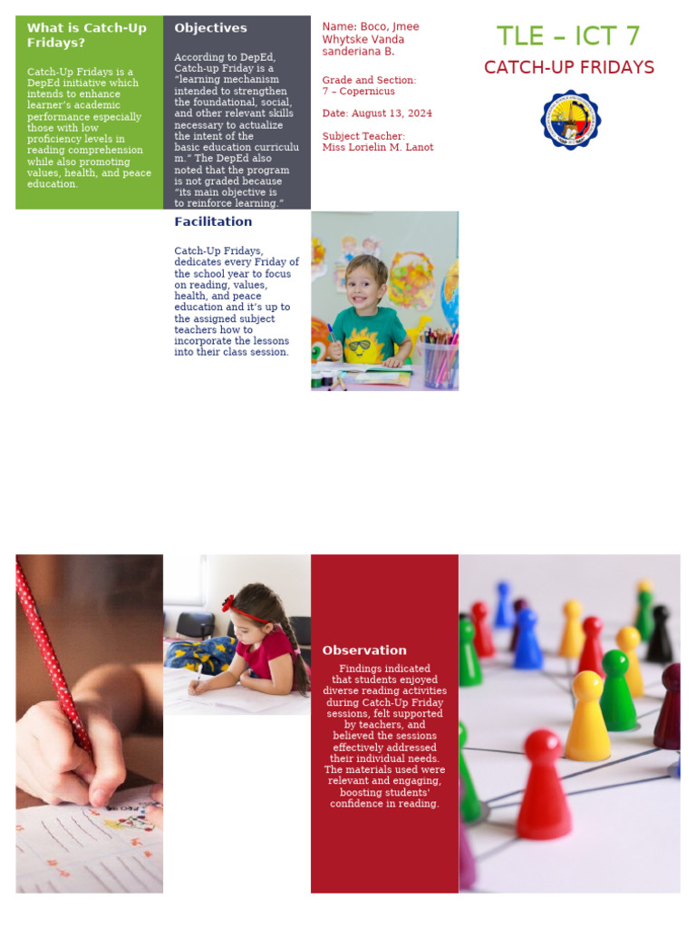 What is CatchUp Friday | PDF