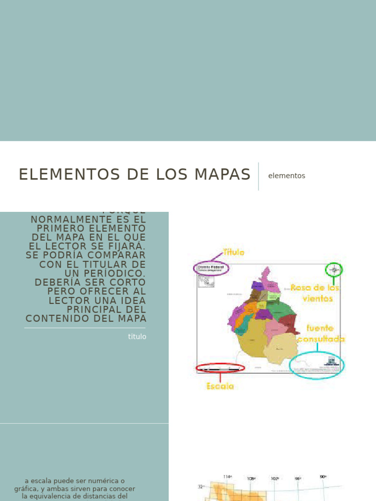 Elementos de Los Mapas | PDF