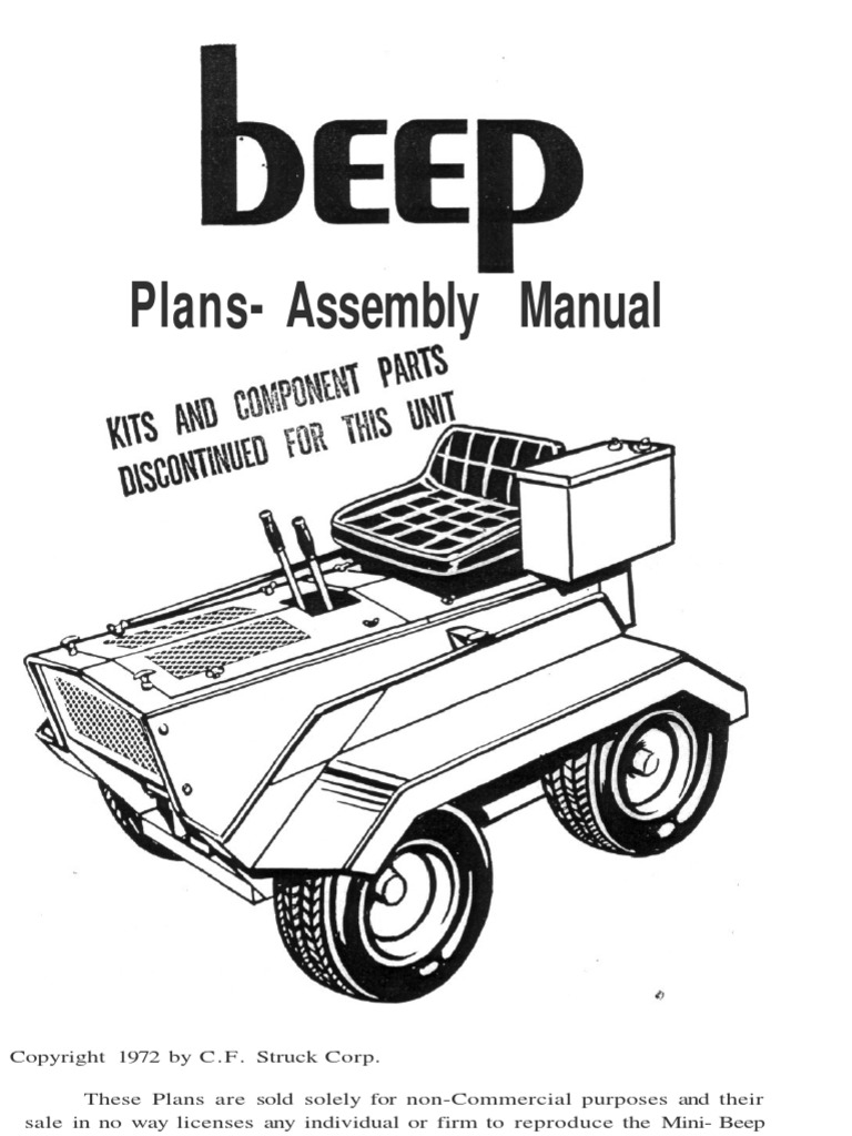 Beep Plans Complete | PDF | Axle | Screw