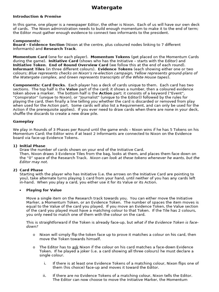 Watergate Explainer's Guide | PDF