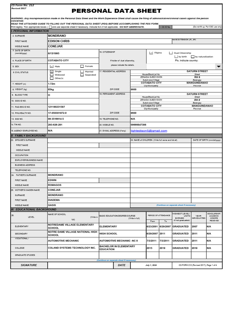 Edison PDS 2024 - 103359 | PDF