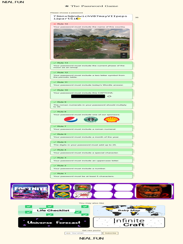 The Password Game 2 | PDF