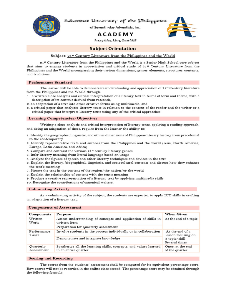 The Subject 21st Century Literature | PDF