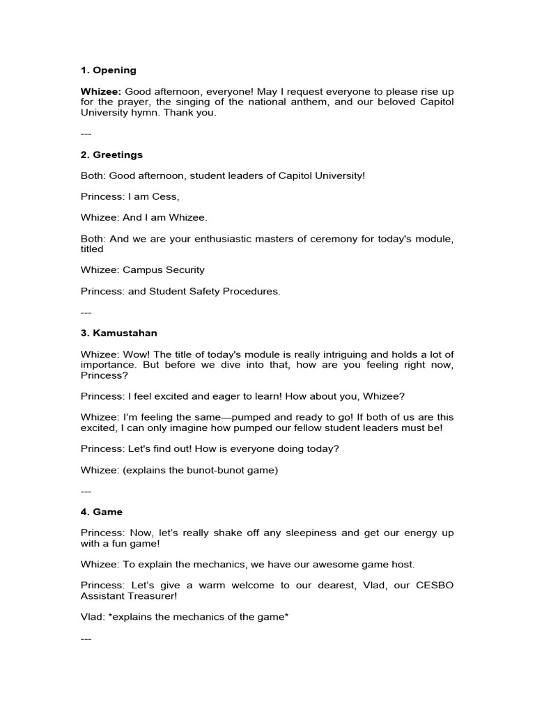 SLTP Script | PDF