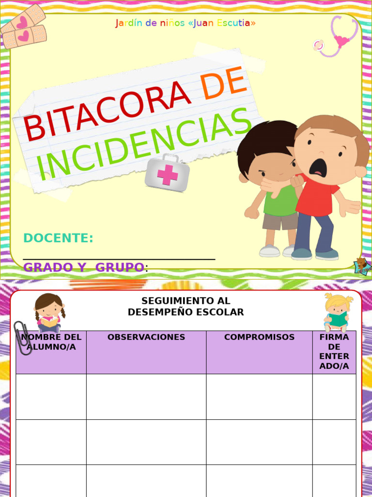 Bitacora de Incidencias | PDF