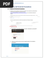 Manual de Usuario - Portal de Proveedores ICA | PDF | Archivo de computadora | Software