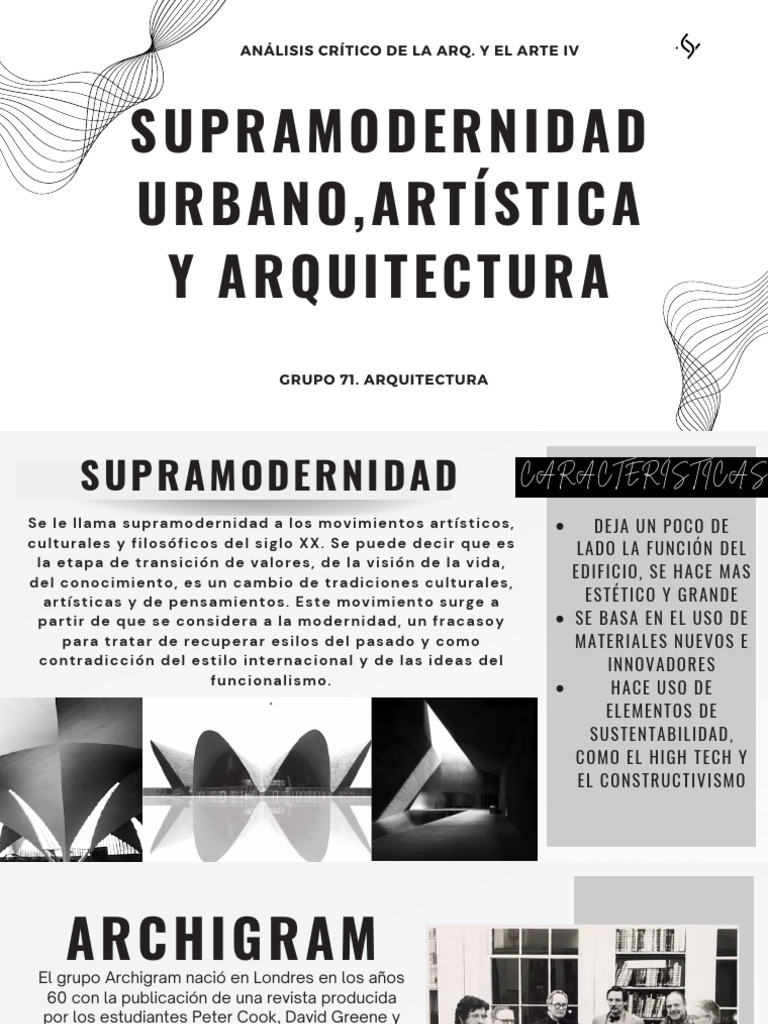 Supramodernidad en La Arq | PDF | Las artes | Estilo