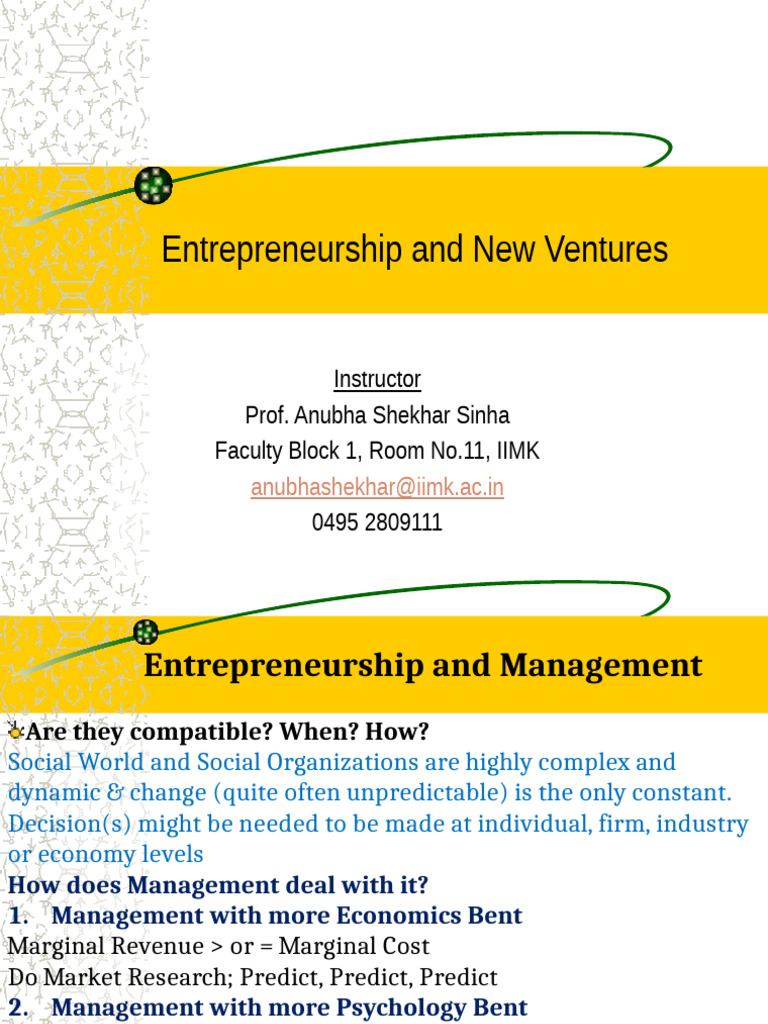 EPGP 15 ENV Class 1 Slides | PDF